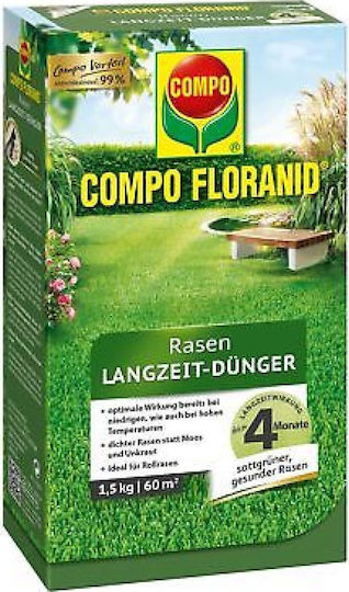 Compo Floranid Rasen Βιολογικό Κοκκώδες Λίπασμα Αζώτου για Γκαζόν 3kg ...