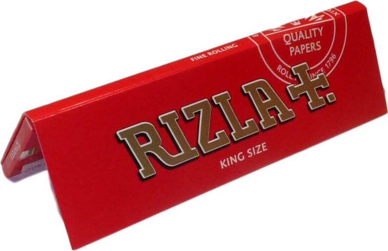 Rizla Χαρτάκια Στριφτού Τσιγάρου Medium Thin Red Slim King Size 32 ...