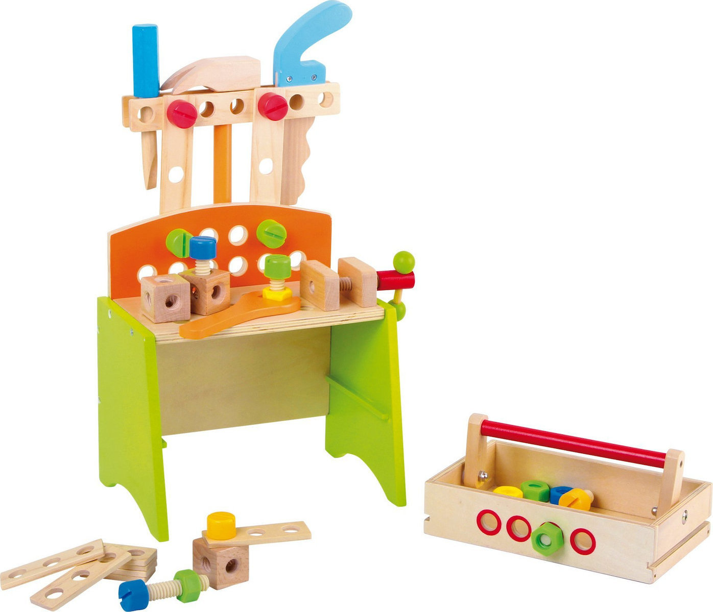 Marionette Wooden Toys Wooden Tool Bench 2-1 Deluxe - Skroutz.gr