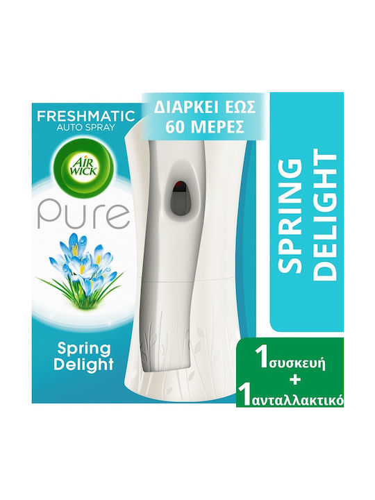 Airwick Συσκευή Αυτόματου Ψεκασμού Freshmatic Pure Spring Delight 250ml ...