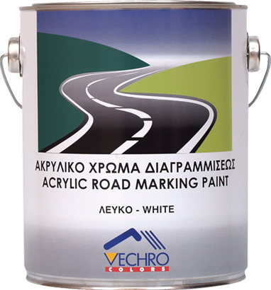 Vechro Χρώμα Διαγραμμίσεων Ακρυλικό 1kg Λευκό | Skroutz.gr