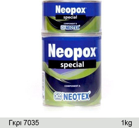 Neotex Neopox Special Αντιδιαβρωτικό Χρώμα Γκρι 1kg | Skroutz.gr