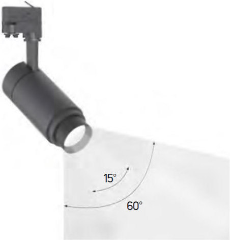 Geyer Track light led LTRA30CB 30W 4000K ενδιάμεσο λευκό φώς 2800lm ...