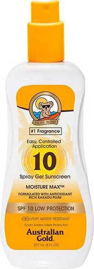 Australian Gold Exotic Blend Spray Gel Sunscreen SPF10 237ml | Skroutz.gr