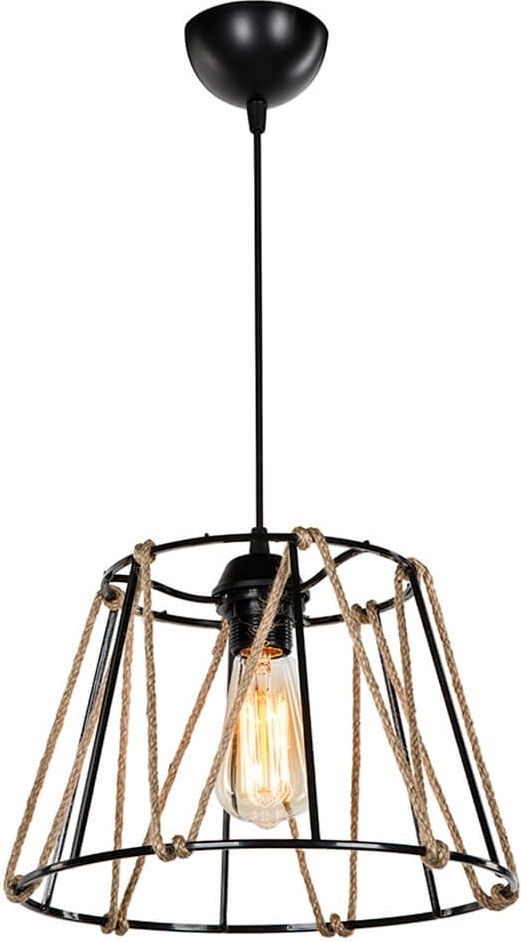 Lambario Μοντέρνο Κρεμαστό Φωτιστικό Μονόφωτο Πλέγμα με Ντουί E27 σε ...