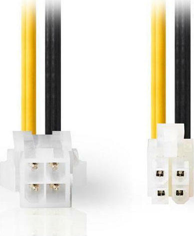 Nedis 4 Pin EPS male - 4 Pin EPS female Cable 0.15m (CCGP74310VA015 ...