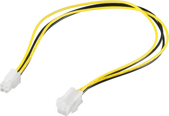 Goobay 4 Pin EPS male - 4 PIn EPS female Cable 0.37m (51359) | Skroutz.gr