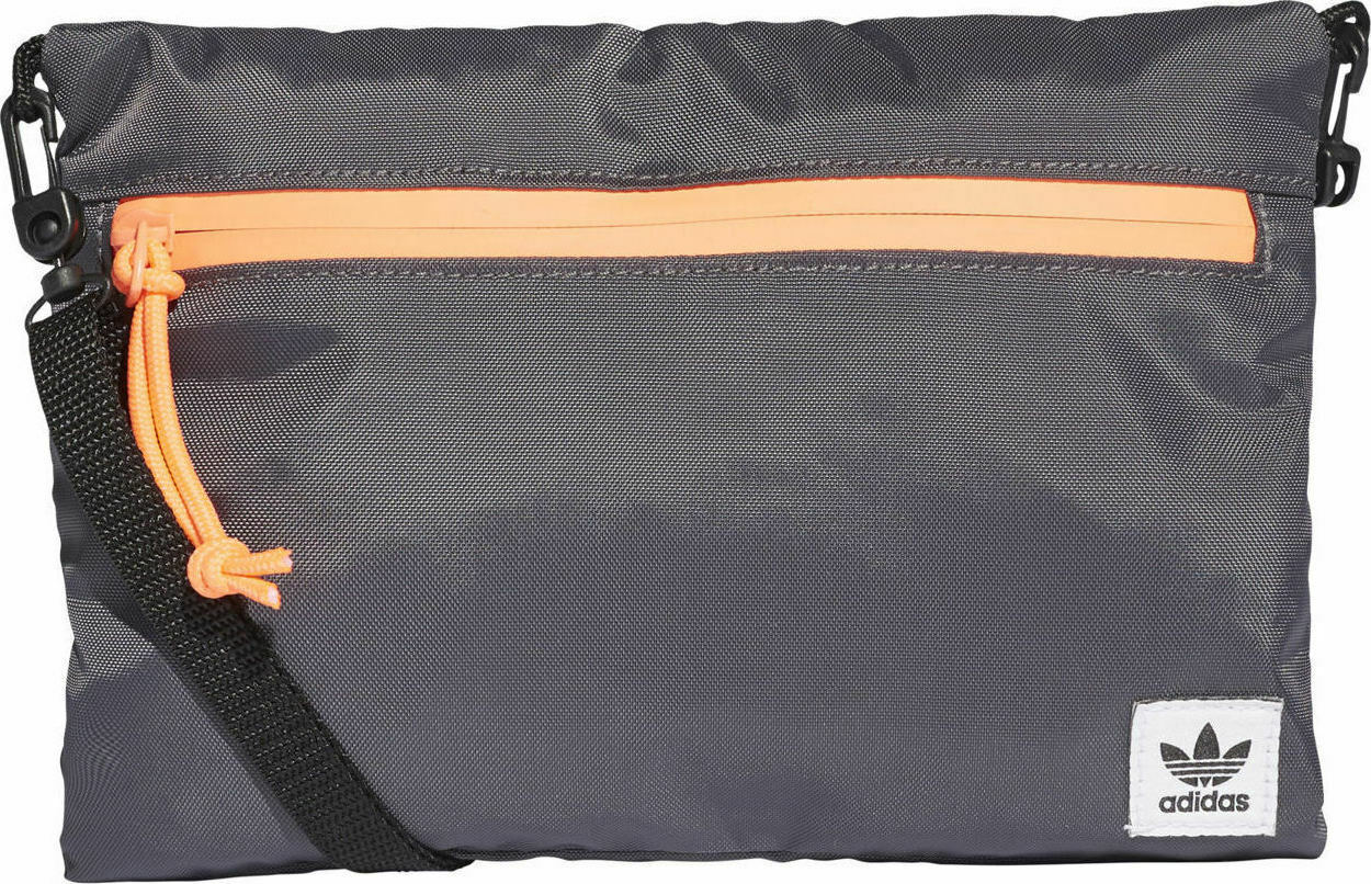 Adidas Simple Pouch L Ανδρική Τσάντα Ώμου / Χιαστί σε Γκρι χρώμα FM1313 ...