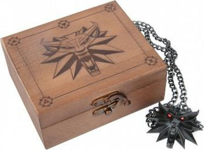 Jinx The Witcher: Wild Hunt Wolf Medallion & Chain Κρεμαστό Ρεπλίκα ...