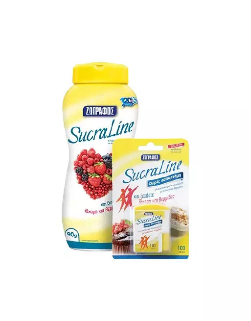 Ζωγράφος Γλυκαντικό Sucra Line 100 ταμπλέτες | Skroutz.gr