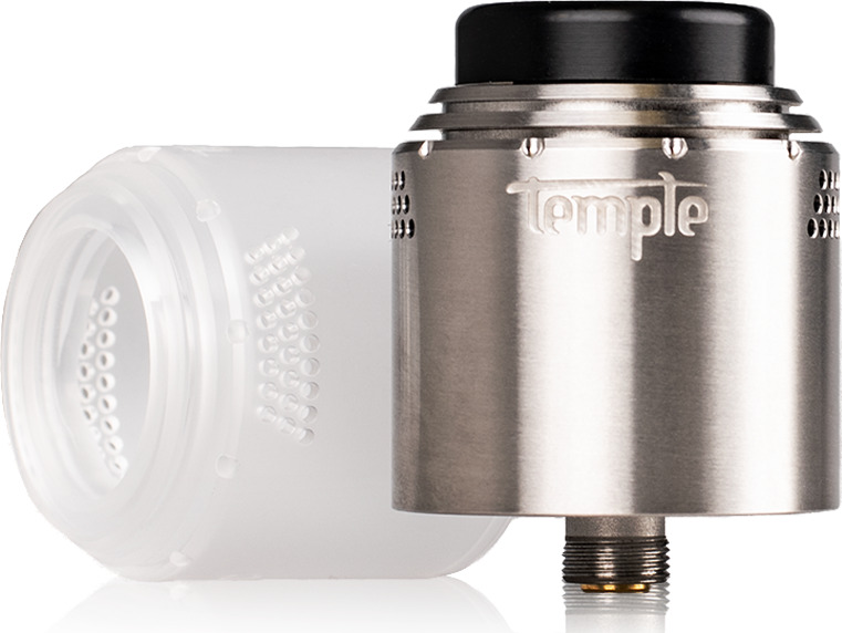 Vaperz Cloud Temple RDA 25mm Stainless Steel - Skroutz.gr