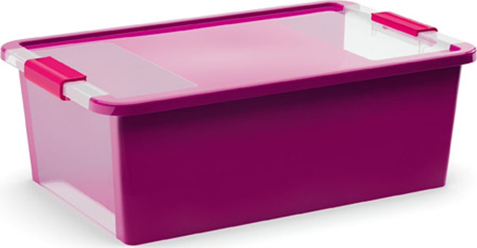 Kis Bi-Box Πλαστικό Κουτί Αποθήκευσης με Καπάκι Μωβ 55x35x19cm | Skroutz.gr