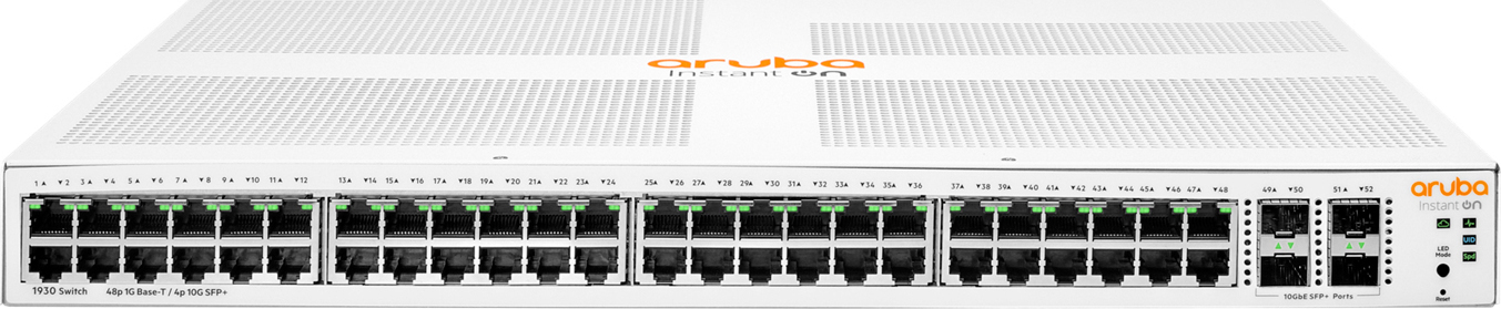Aruba Instant On 1930 48G Class4 PoE 4SFP/SFP+ Managed L3 / L2 PoE+ Switch με 48 Θύρες Gigabit ...