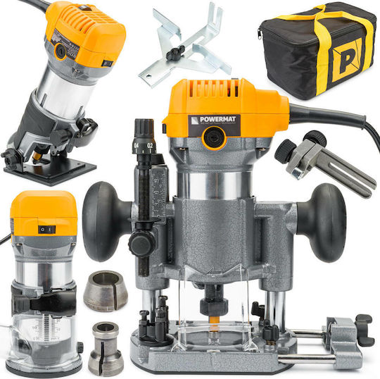 Powermat PM-FGW-2000T Plunge Router 2000W cu Control al Vitezei ...