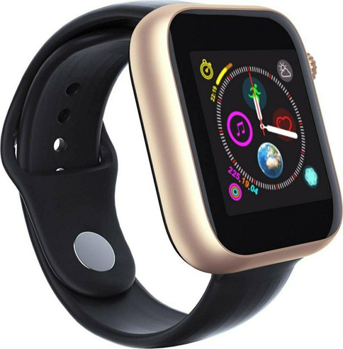 Z6 Smartwatch (Μαύρο/Ροζ Χρυσό) | Skroutz.gr