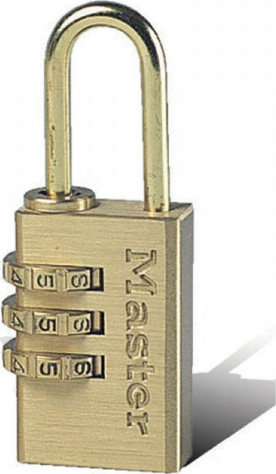 Master Lock 620EURD Μπρούτζινο Λουκέτο Πέταλο Συνδυασμού 20mm 620000112 ...