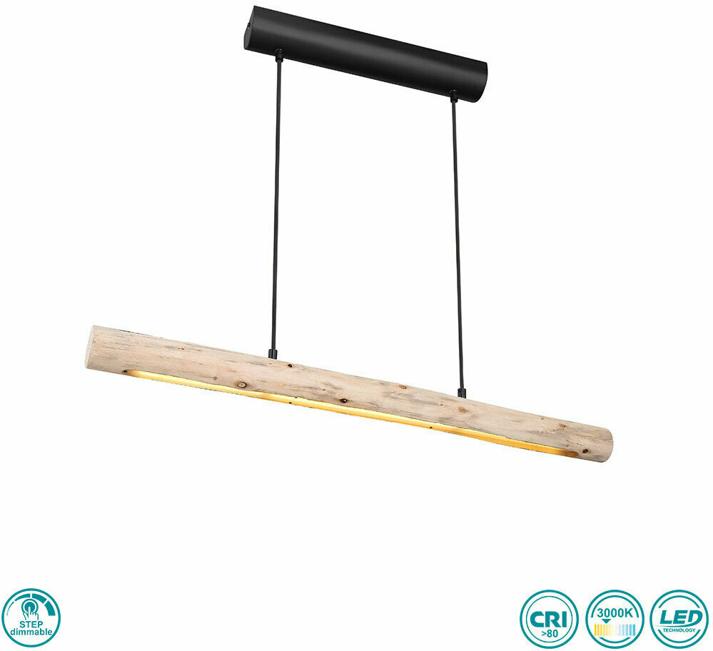 Globo Lighting Mella Μοντέρνο Κρεμαστό Φωτιστικό Ράγα με Ενσωματωμένο ...