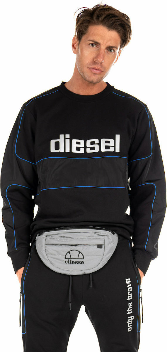 Diesel S-Lain Ανδρικό Φούτερ με Τσέπες Μαύρο A00701-0AASF-9XXA | Skroutz.gr