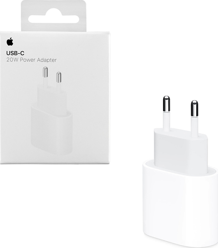 Apple Φορτιστής Χωρίς Καλώδιο με Θύρα USB-C 20W Λευκός (Power Adapter ...