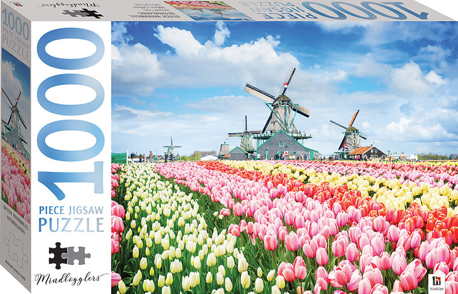 Puzzle Dutch Windmills Holland Netherlands 2D 1000 Κομμάτια MJ-17 ...