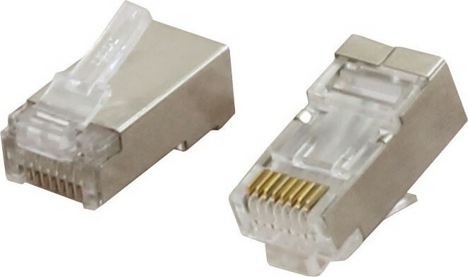 Central RJ-45 F/FTP Cat6 male Full Shielded (01-60-474) | Skroutz.gr