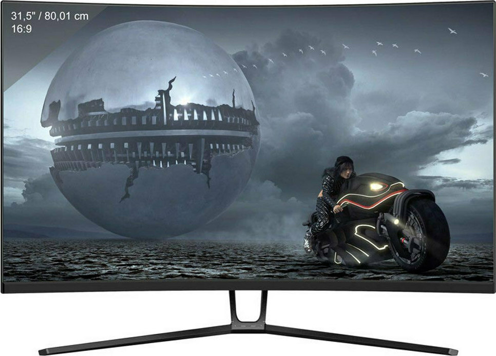 LC-Power LC-M27-QHD-144-C VA Curved Gaming Monitor 27" QHD 2560x1440 ...