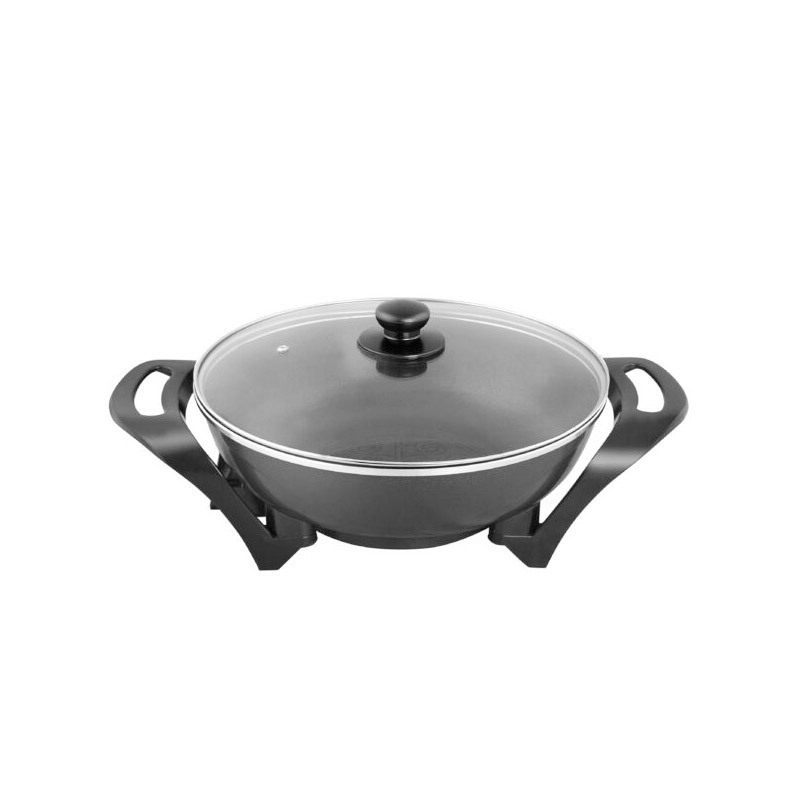 Gem BN3524 Ηλεκτρικό Wok 1500W με Χωρητικότητα 5lt Μαύρο | Skroutz.gr