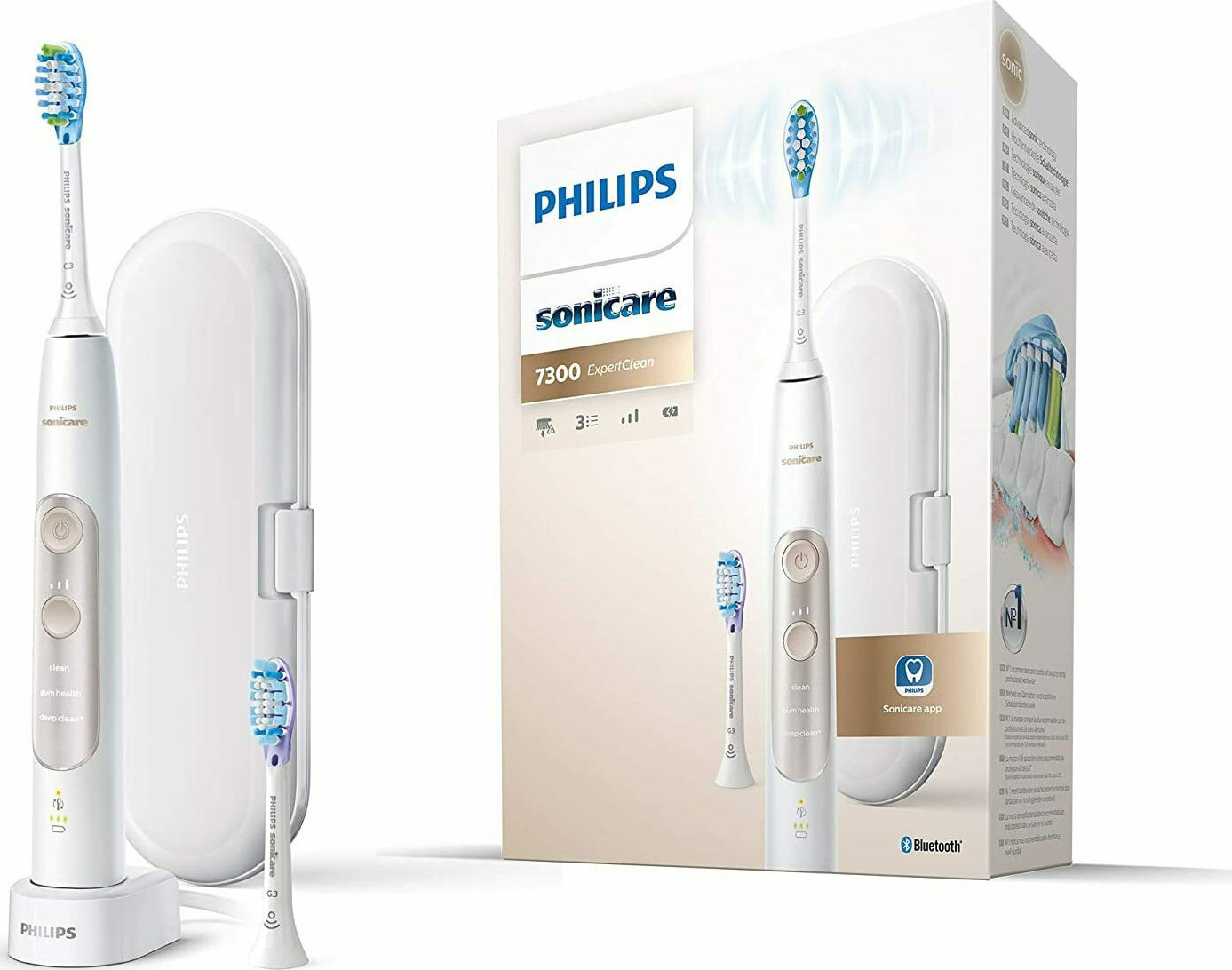 Philips Sonicare ExpertClean 7300 White/Gold HX9601/03 | Skroutz.gr