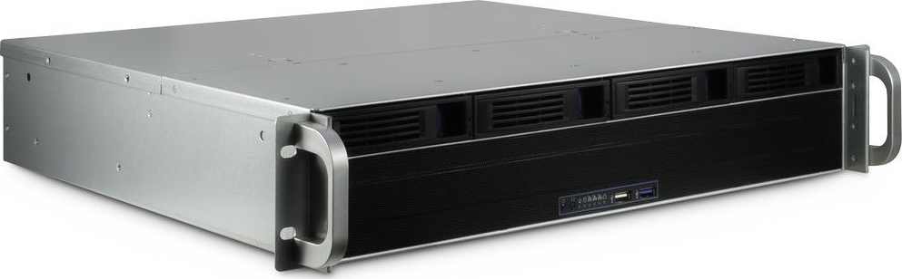 Inter-Tech Case 2U 2404S Μαύρο | Skroutz.gr