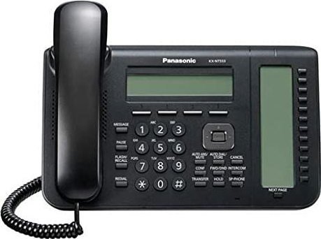 Panasonic KX-NT553 Ενσύρματο Τηλέφωνο IP Μαύρο | Skroutz.gr