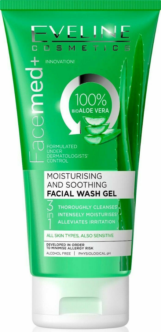 Eveline Facemed + Aloe Vera Moisturising Soothing Refreshes 150ml ...
