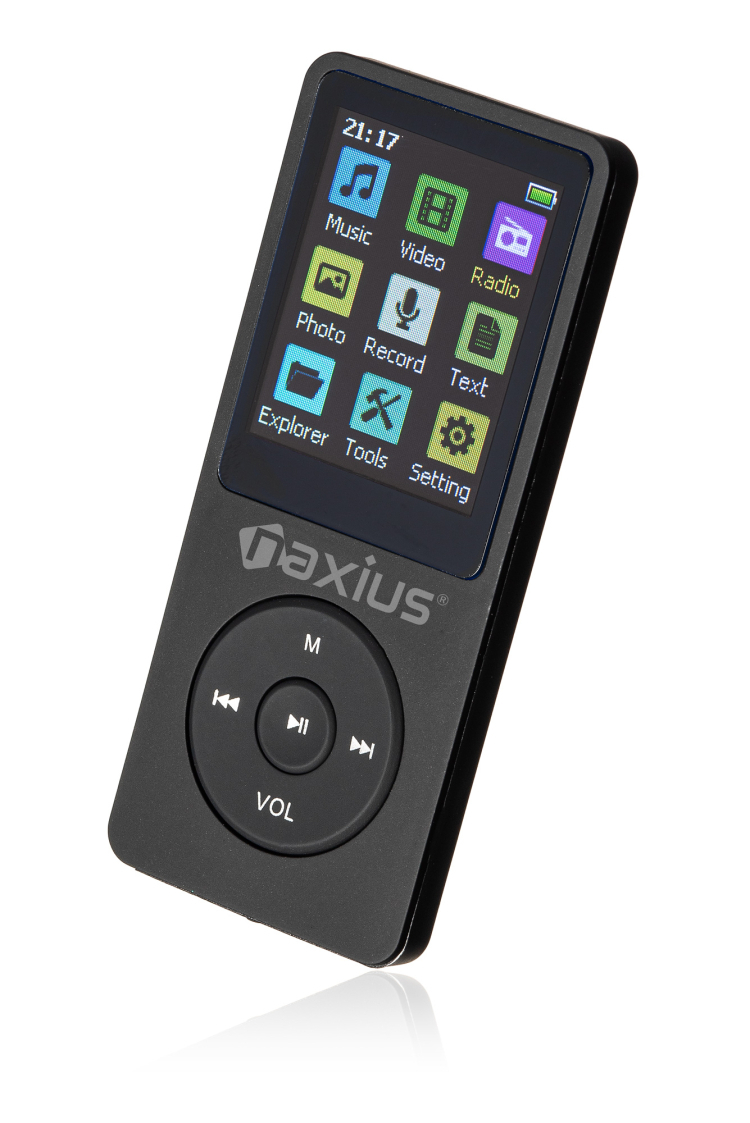 Naxius MP-10 MP4 Player (64GB) με Οθόνη TFT 1.8" Μαύρο | Skroutz.gr