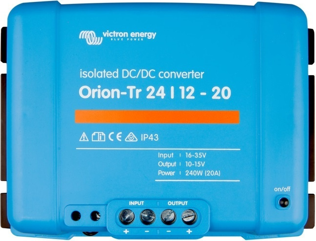 Victron Energy Orion-Tr 24/12-20 Isolated Μετατροπέας Τάσης DC/DC 24V ... Victron Energy Orion-Tr 24/12-20 Isolated Μετατροπέας Τάσης DC/DC 24V ...