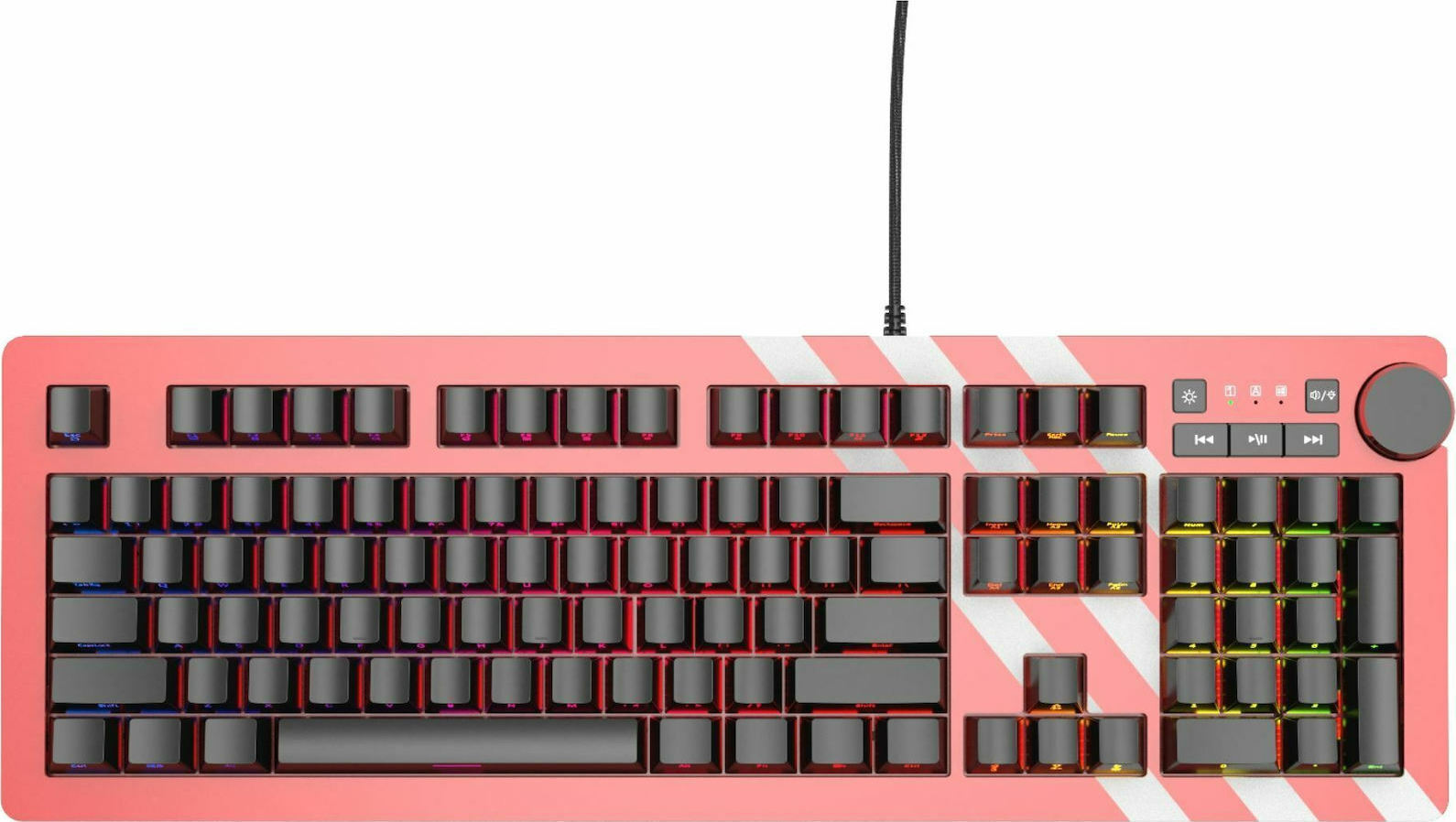 Ajazz AK60 Gaming Μηχανικό Πληκτρολόγιο με Custom Silver διακόπτες και ...