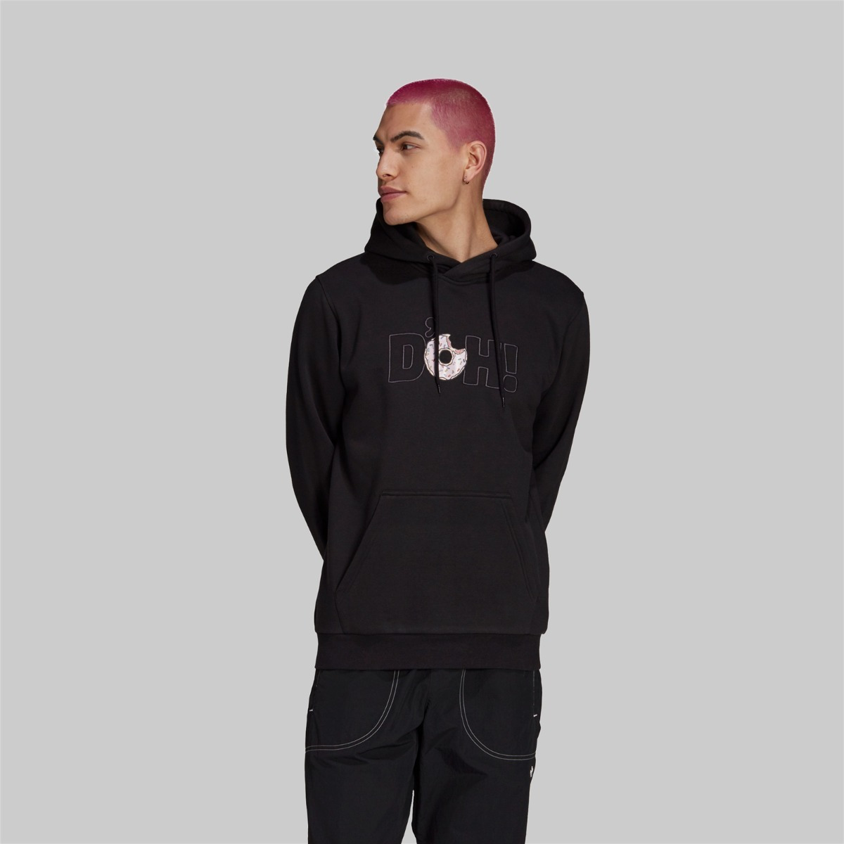 Adidas Originals x The Simpsons Ανδρικό Φούτερ με Κουκούλα και Τσέπες ...