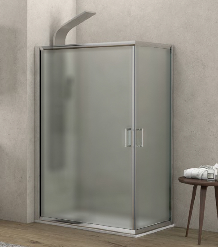 Karag New Flora 100 Καμπίνα Ντουζιέρας με Συρόμενη Πόρτα 80x110x180cm ...