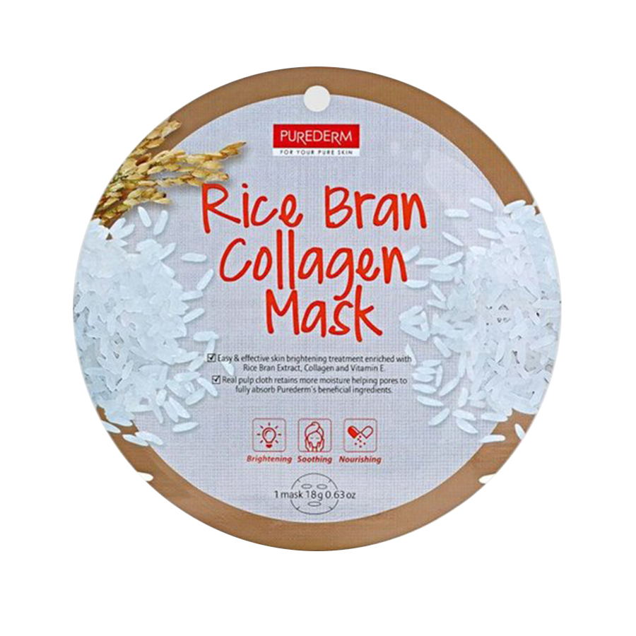 Purederm Rice Bran Collagen Face Revitalization / Αnti-aging ...
