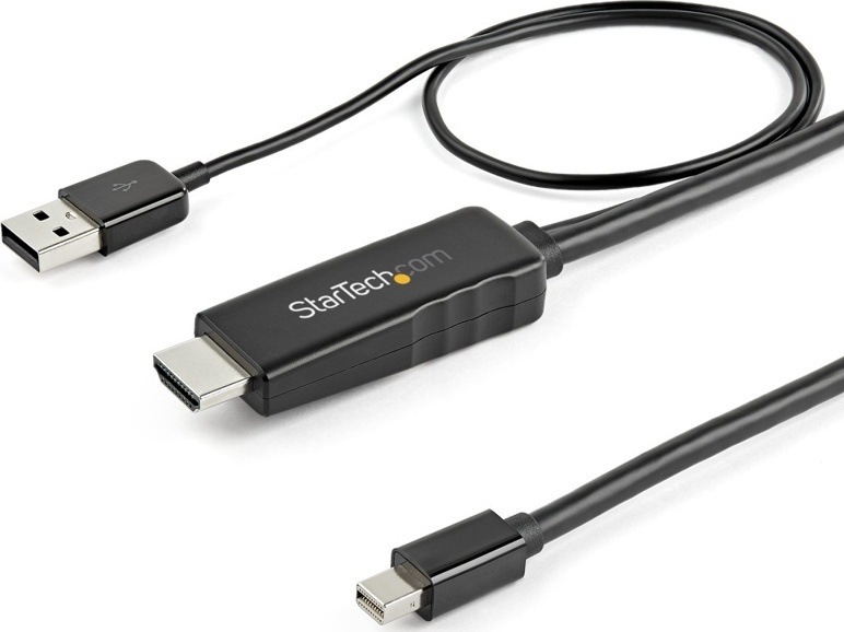 StarTech Cable mini DisplayPort male - HDMI/USB-A male male 1m Μαύρο ...