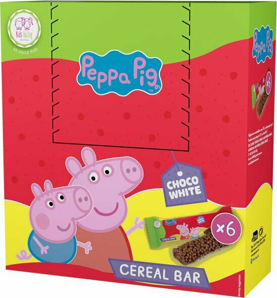Kids Valley Peppa Pig Cereal Bars White Choco 21gr 6τμχ | Skroutz.gr