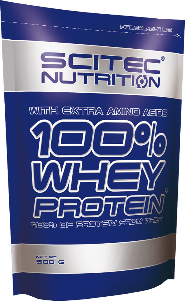 Scitec Nutrition 100% Whey Protein with Extra Amino Acids 500gr Peanut ...