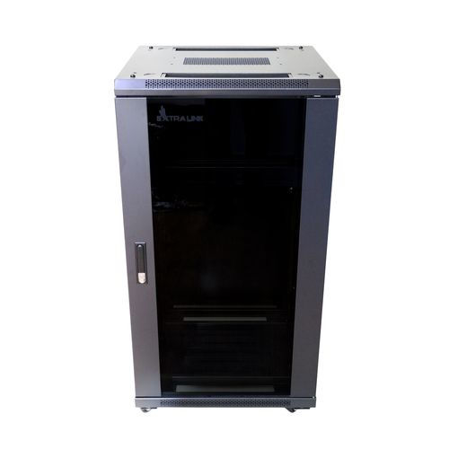 Extralink rack cabinet 27U Freestanding rack Μαύρο | Skroutz.gr