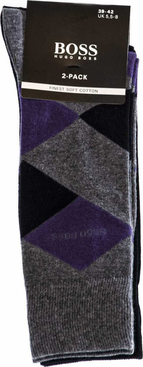 Hugo Boss Ανδρικές Κάλτσες με Σχέδια Πολύχρωμες 2Pack 50414710-031 ...