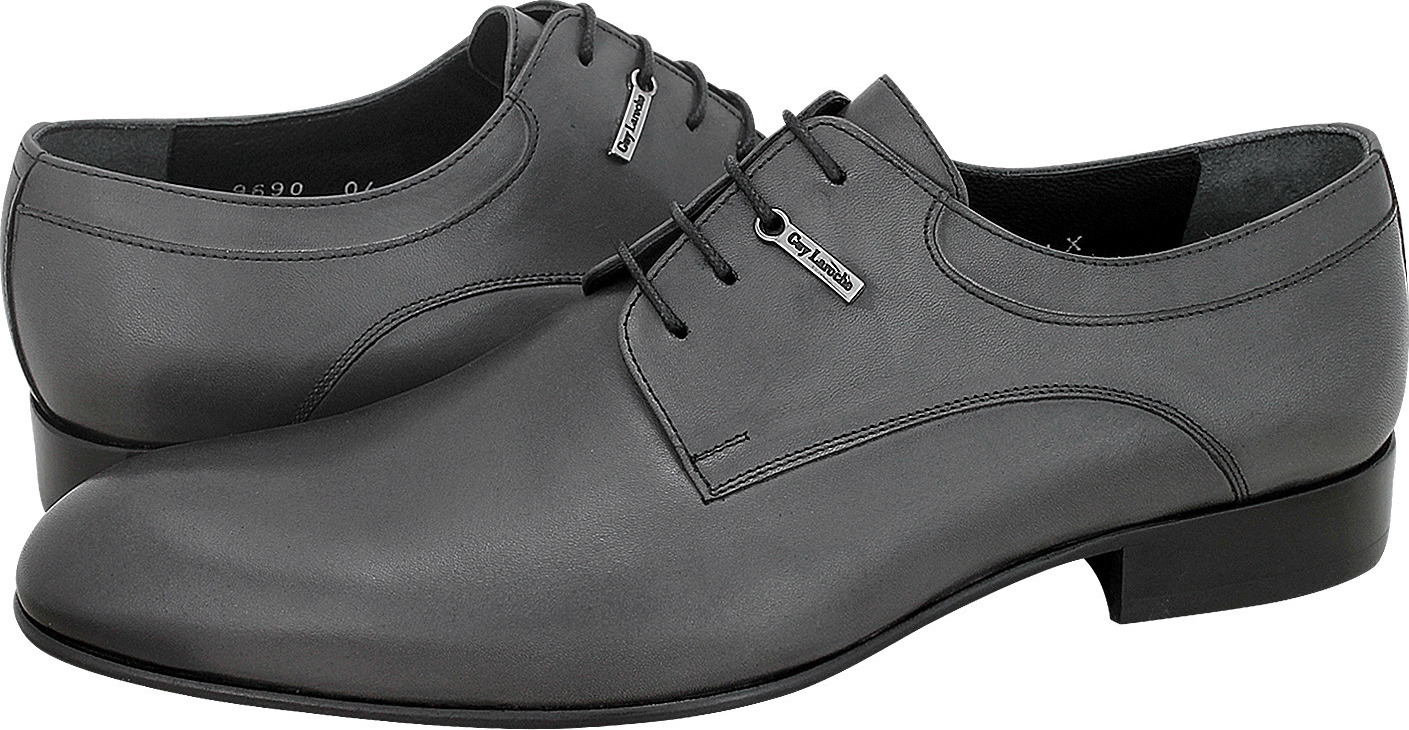 Guy Laroche Singa 3230 Δερμάτινα Ανδρικά Σκαρπίνια Γκρι | Skroutz.gr