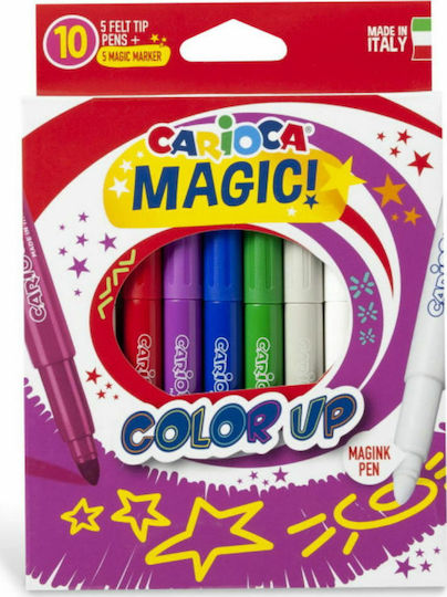Carioca Magic Color Up Μαγικοί Μαρκαδόροι Ζωγραφικής Χονδροί σε 10 ...