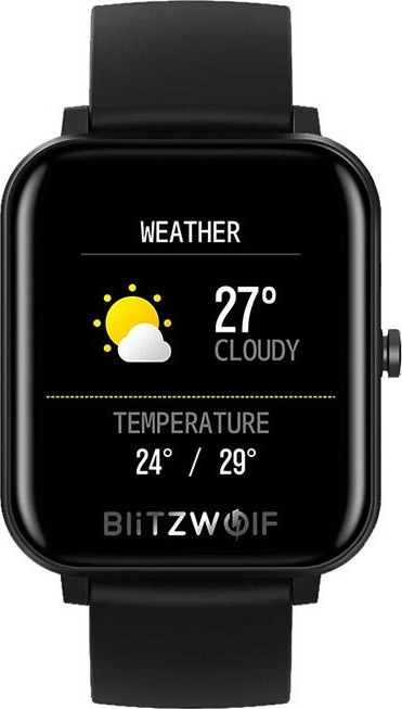 BlitzWolf BW-GTC Smartwatch με Παλμογράφο (Μαύρο) | Skroutz.gr