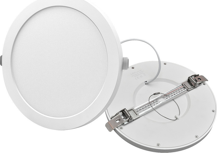 Lucas Στρογγυλό Χωνευτό LED Panel 30W με Φυσικό Λευκό Φως 4000K 29εκ ...