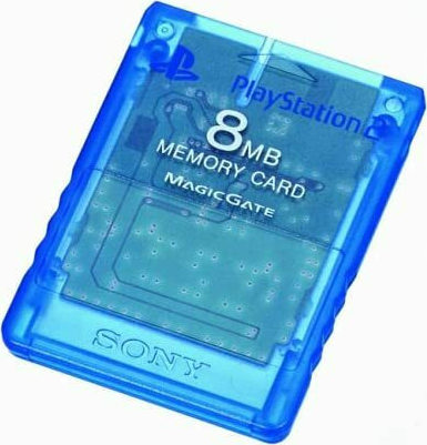 Sony Clear Blue Memory Card 8MB PS2 | Skroutz.gr