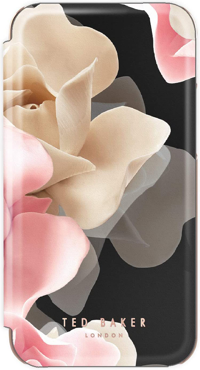 Ted Baker Knowane Mirror Folio Porcelain Rose (Black) (iPhone 12 ...
