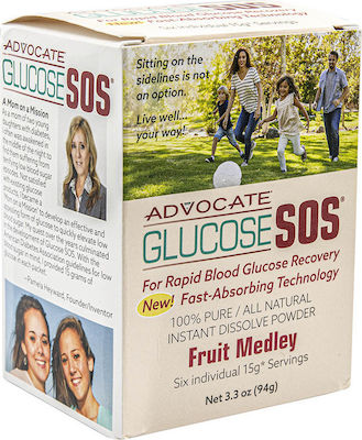 Advocate Glucose SOS Instant Dissolve Powder Fruit Medley 15gr 1 ...