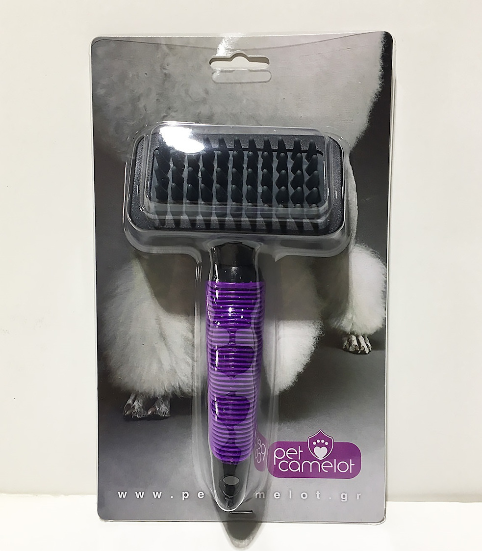 Pet Camelot Βούρτσα M Σκύλων για Καθαρισμό Τριχώματος 1725 | Skroutz.gr